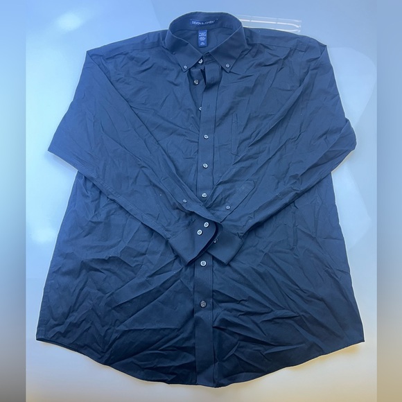 Devon & Jones | Shirts | Devon Jones Navy Button Down Shirt N2922 ...